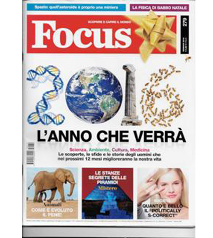 “Ho vinto la paura di volare”, rivista FOCUS, gennaio 2016 di M ...